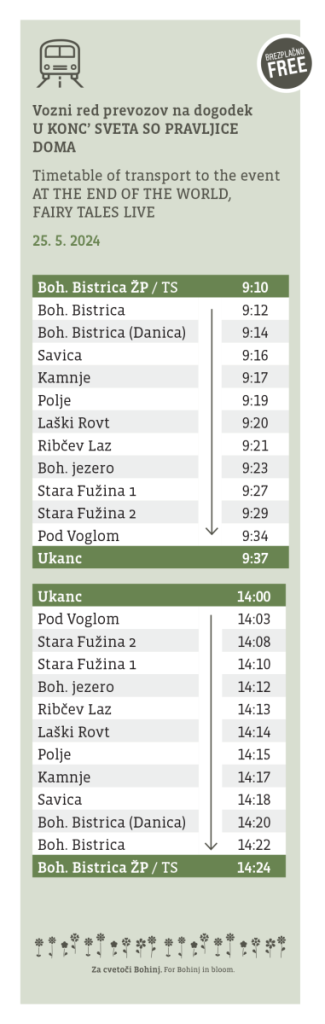 Prevozi - Promet Bohinj
